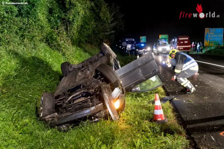 Oö: 19-Jähriger bei Unfall in Ansfelden aus Auto geschleudert und ...
