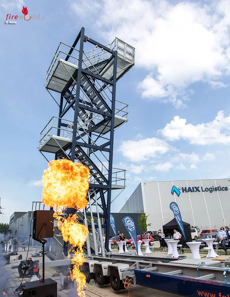 Haix Tower 2.0 → modernster Feuerwehrsport-Wettkampfturm der Welt ist ...