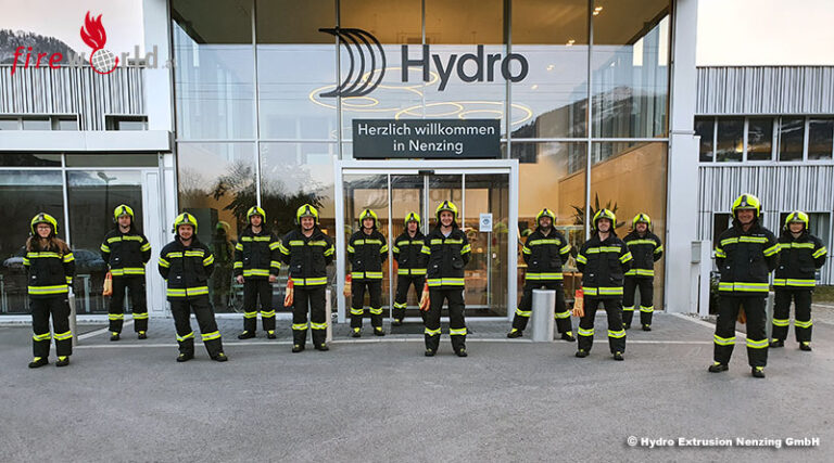 Vlbg: Hydro Nenzing gründet 15 Mann starke Betriebsfeuerwehr - Fireworld.at