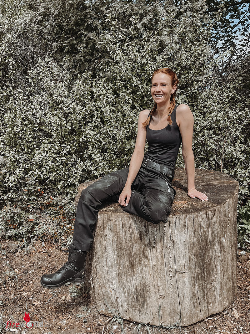 Sandra Hunke ist neue Markenbotschafterin von HAIX - Fireworld.at