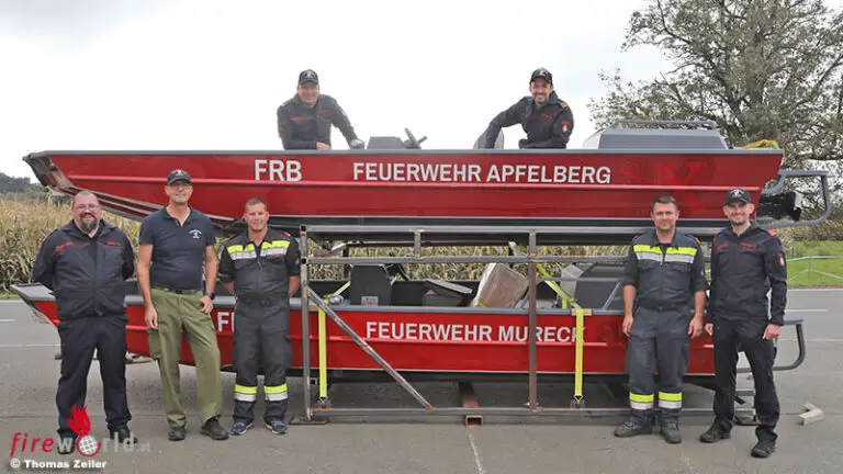 Stmk: FF Apfelberg & FF Mureck → neues Feuerwehrboot SJX 2170 EcoBoost ...
