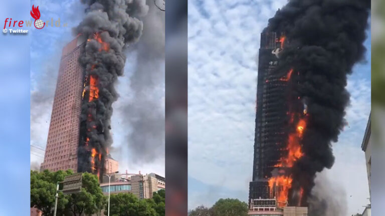 China: 42-Stock-Hochhaus in Changsha in Flammen - Fireworld.at