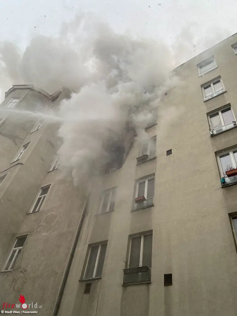 Wien: Gefährlicher Vollbrand einer Wohnung im 3. Bezirk → mehrere ...