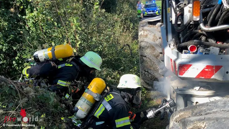 Bayern: Brennender Bagger statt simulierter Brand in Altenheim in ...