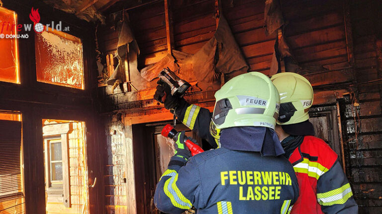 Nö: Brand im Wintergarten in Lassee → Übergriff auf Wohnhaus verhindert ...