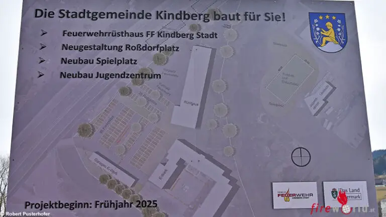 Stmk: Spatenstich für den Neubau des Feuerwehrhauses Kindberg-Stadt ...