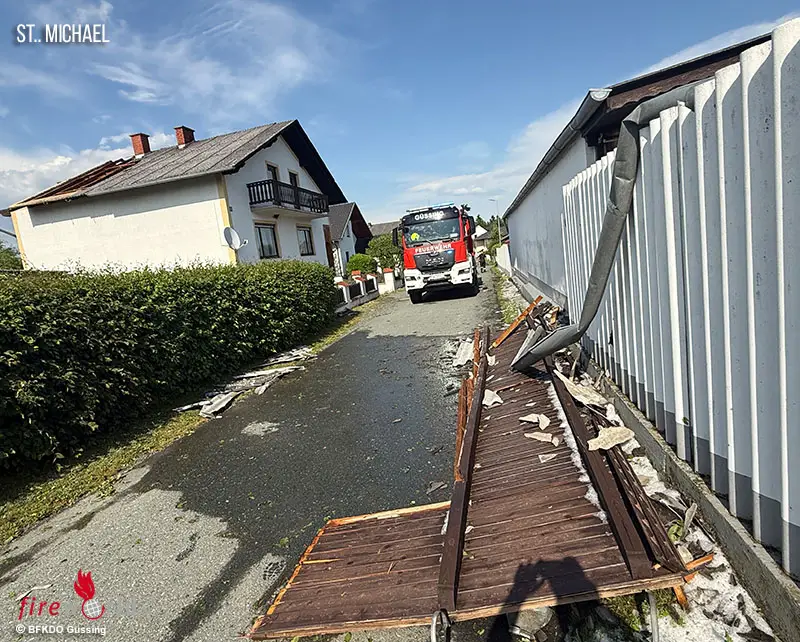 Bgld: Teils heftiges Unwetter sorgte am 27. Mai 2026 für zahlreiche ...